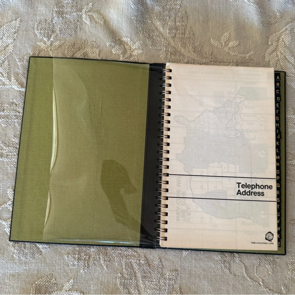 The Guildford Line | Office | Vintage Leatherbound Address Book With ...